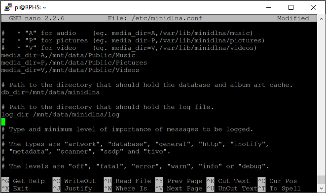 Raspberry Pi Home Server v2: Sharing Media with MiniDLNA | MelGrubb ...